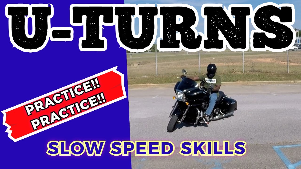 Motorcycle U-turns| LET'S DO SOME U-TURN!!| Slow Speed Maneuvers # ...