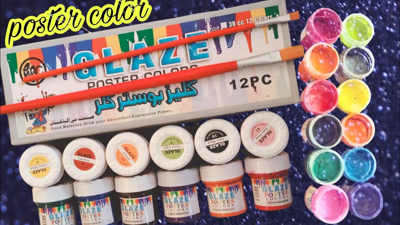 unboxing poster color | best poster color - YouTube