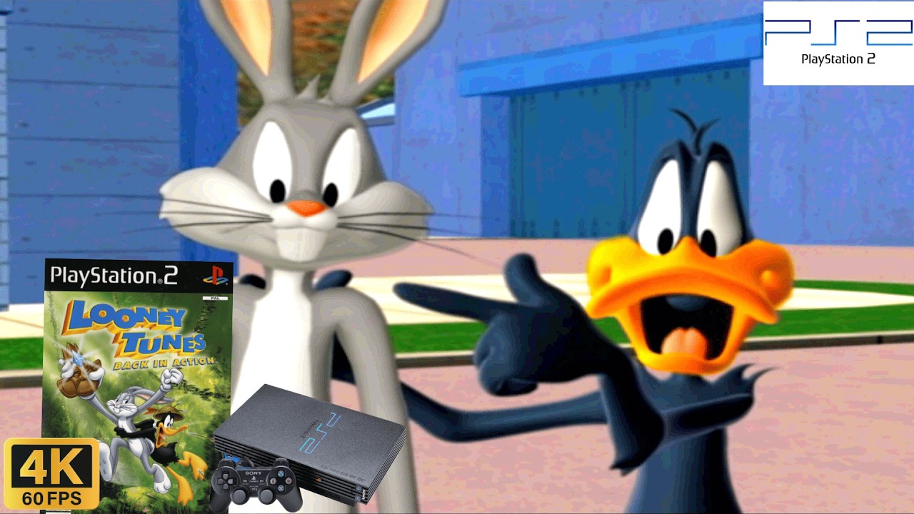 Looney Tunes: Back in Action (2003) Sony PlayStation 2 (PS2) Gameplay ...