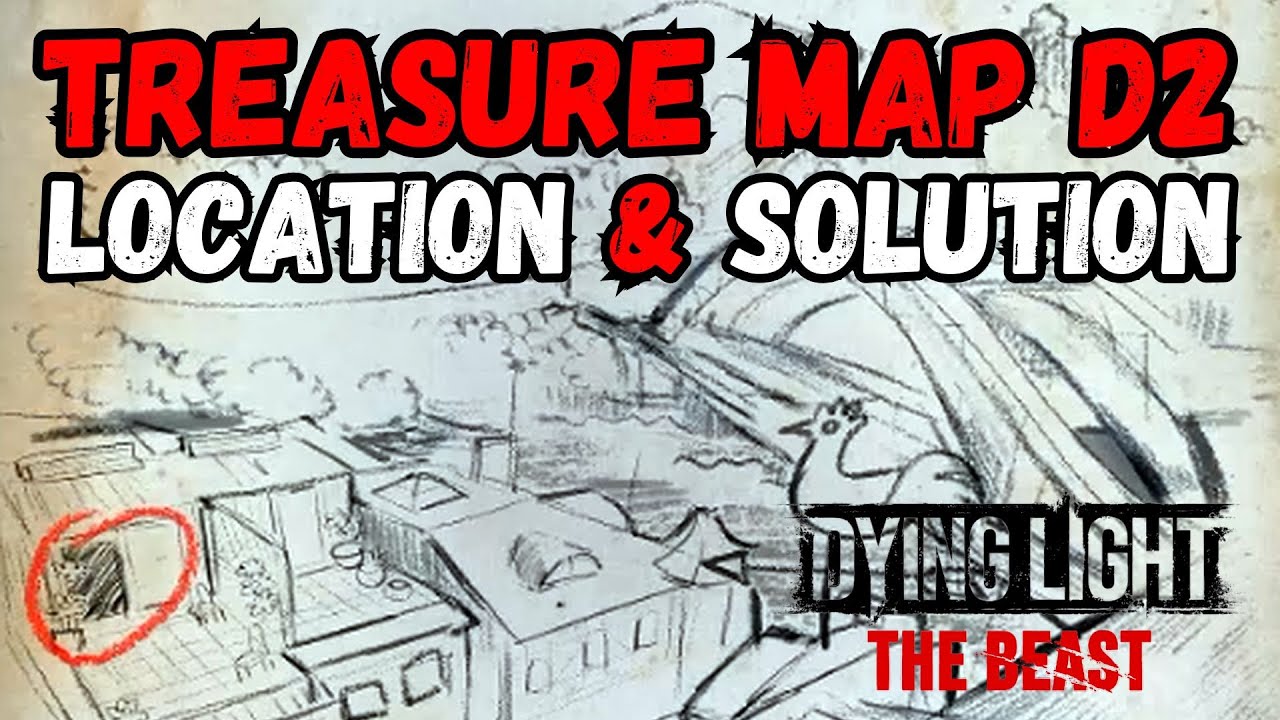 D2 Treasure Map Location & Solution | Dying Light The Beast - YouTube