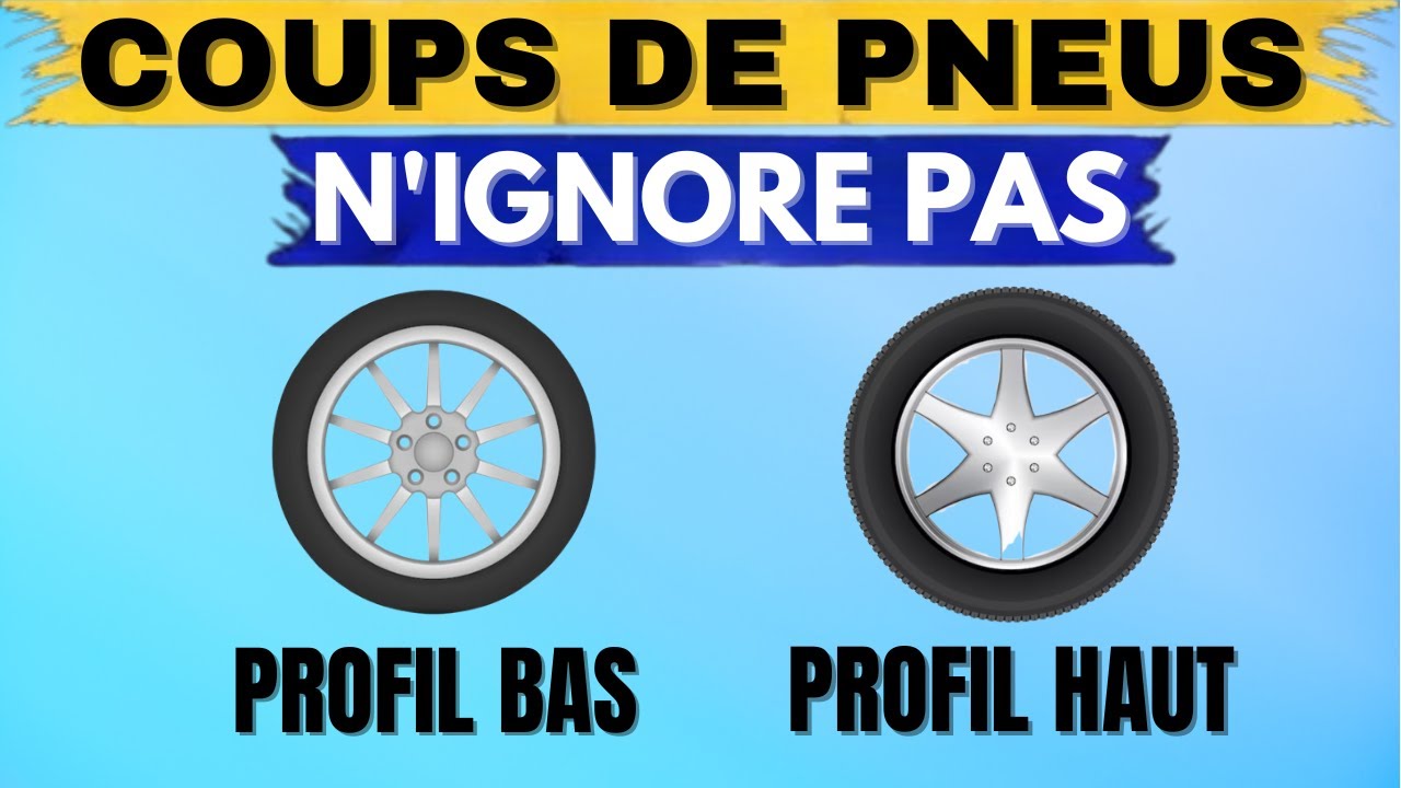 13 Mythes sur les PNEUS qui Trompent Beaucoup de Gens ! (Profil Bas vs ...