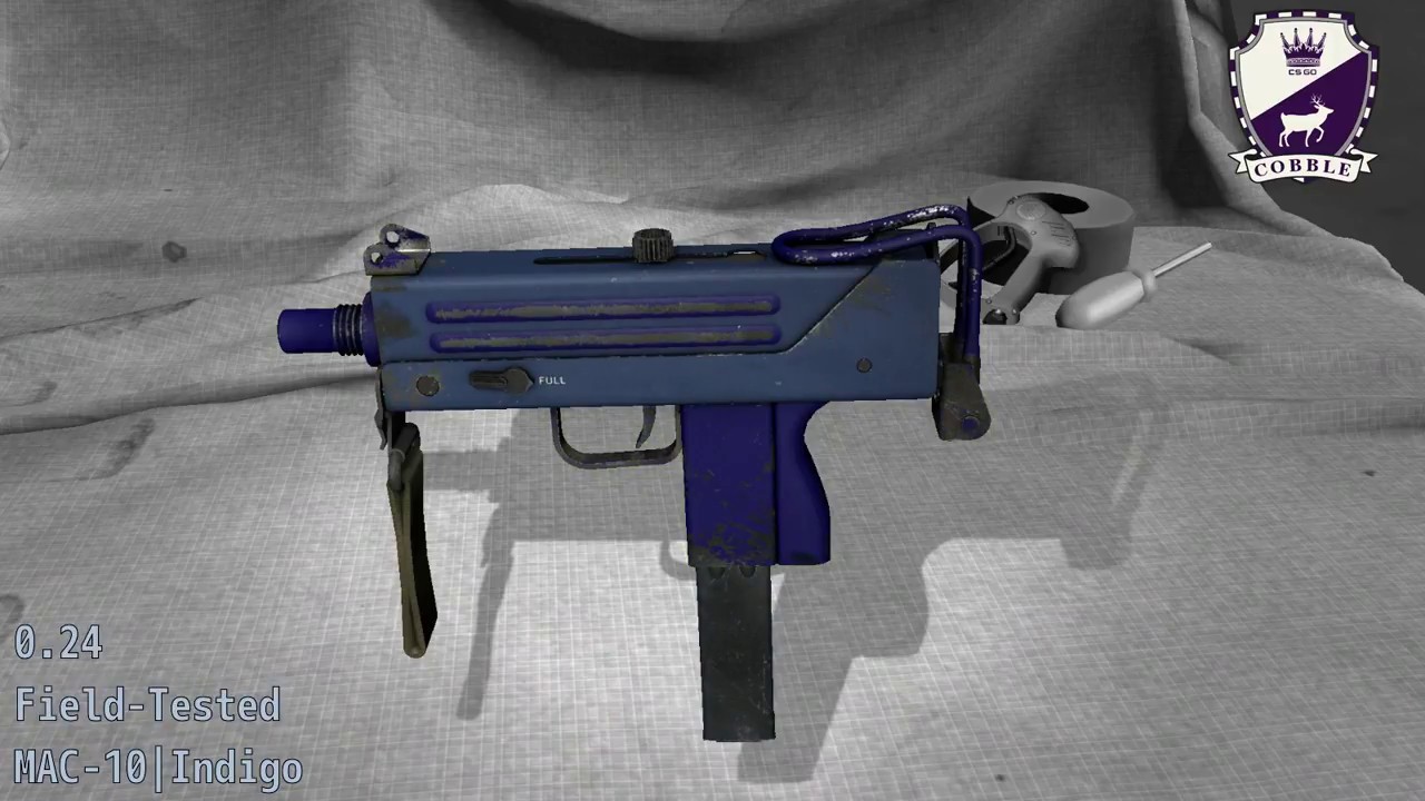 MAC-10 | Indigo - Wear and Float - YouTube
