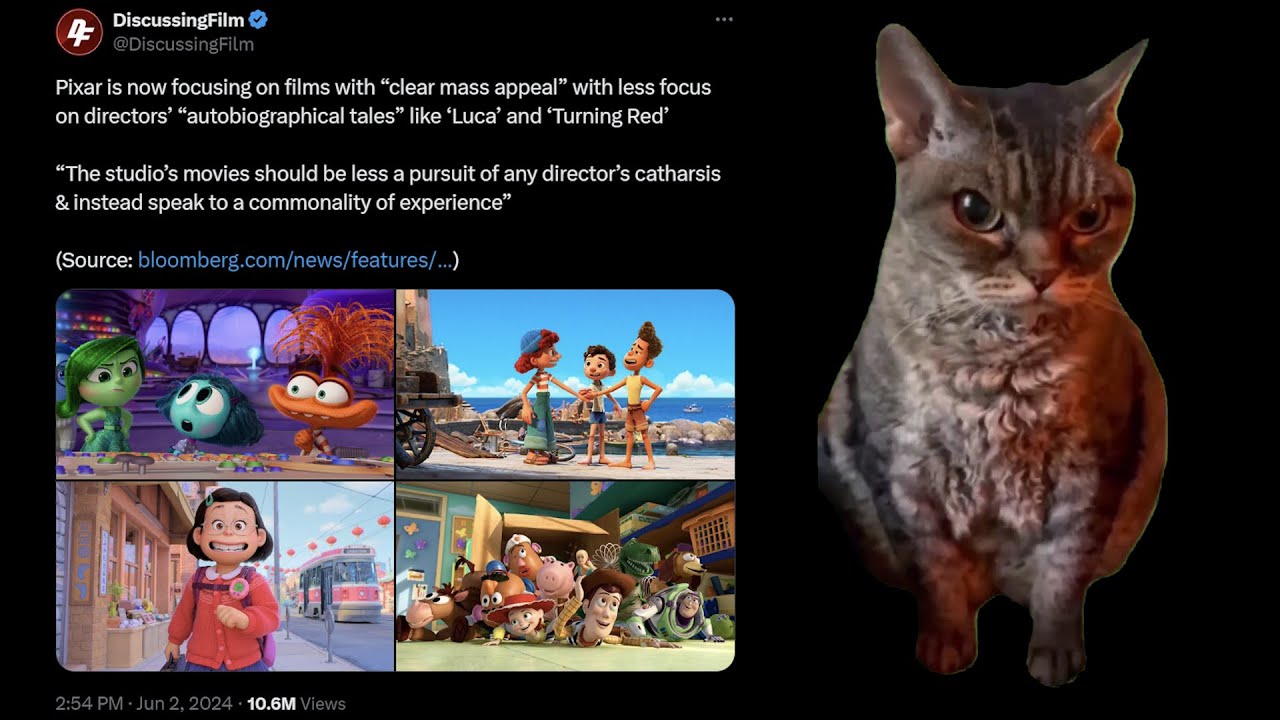 Bad move Pixar. Bad move. - YouTube