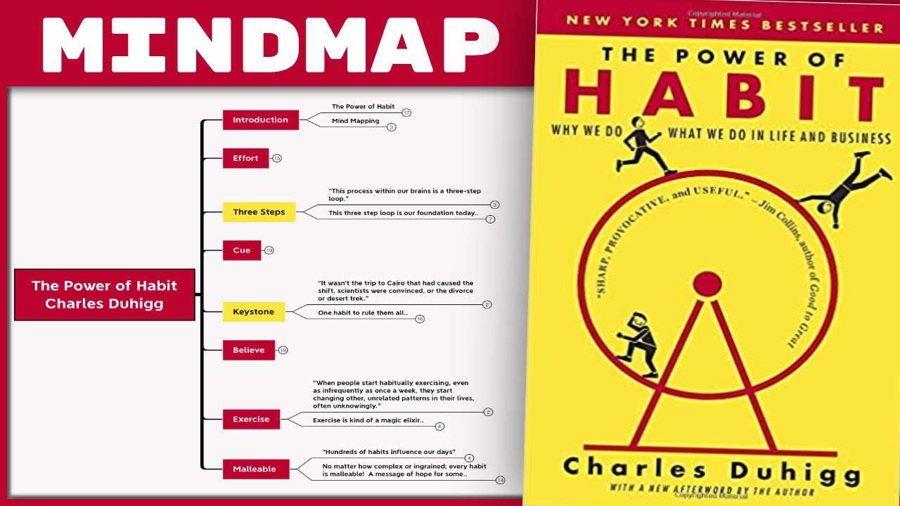 The Power of Habit - Charles Duhigg [Mind Map Book Summary] - YouTube