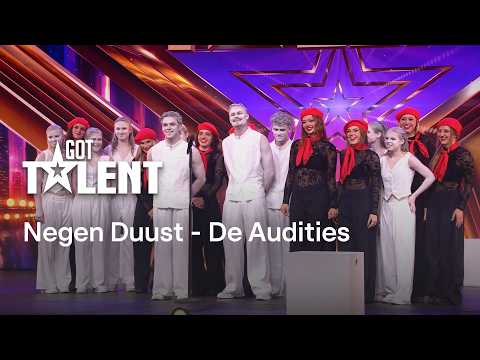 Visueel spektakel NEGEN DUUST wekt standbeelden tot LEVEN met kunstzinnige dans | Got Talent