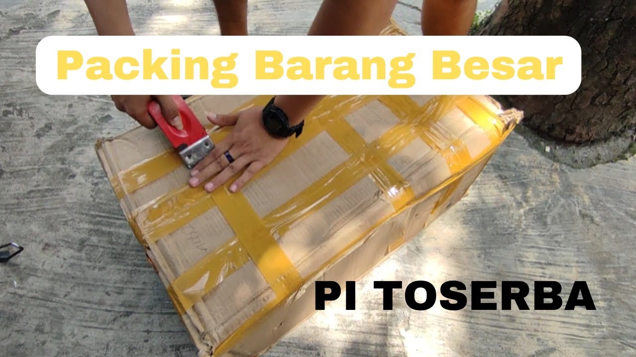 Packing Bungkus Barang Besar Paket Pesanan Pompa 16 Liter & Circular ...