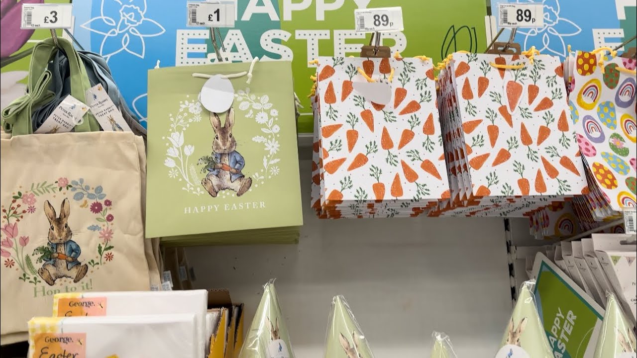 Cute Easter Collection At Asda 2024 || Shop Easter Eggs,Decorations At ...