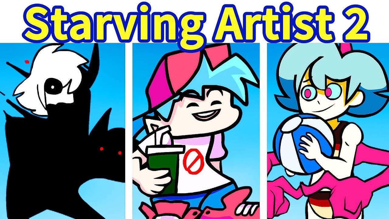 FNF | Friday Night Funnkin': VS Starving Artist V2 (Retaken Sanity ...