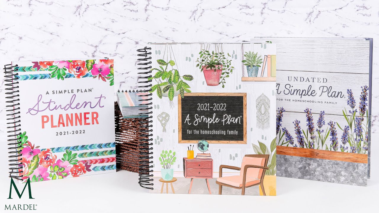 Homeschool Life: A Simple Plan Homeschool Planners: Overview - YouTube