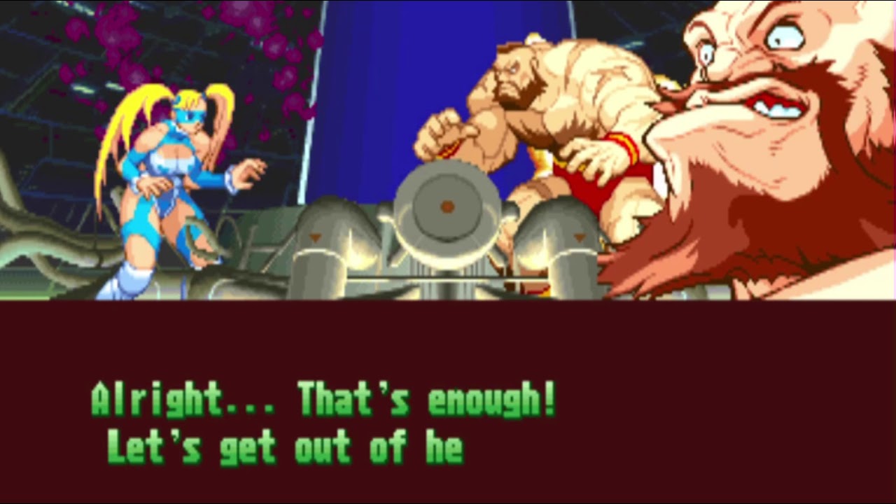 Street Fighter Alpha 3 - R. Mika 06 Ending - YouTube