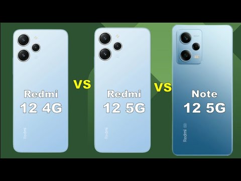 Redmi 12 4g vs Readmi 12 5g vs Redmi Note 12 || Full Comparison - YouTube