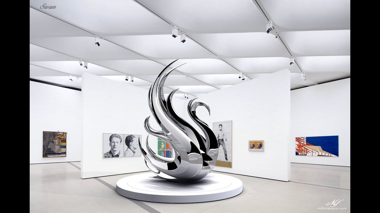 "Swan" | Contemporary Sculpture by Mike Fields - YouTube