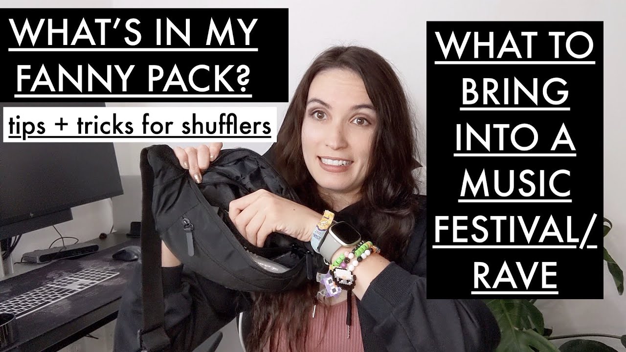 What to bring INTO a music festival/rave (TIPS + TRICKS) - YouTube