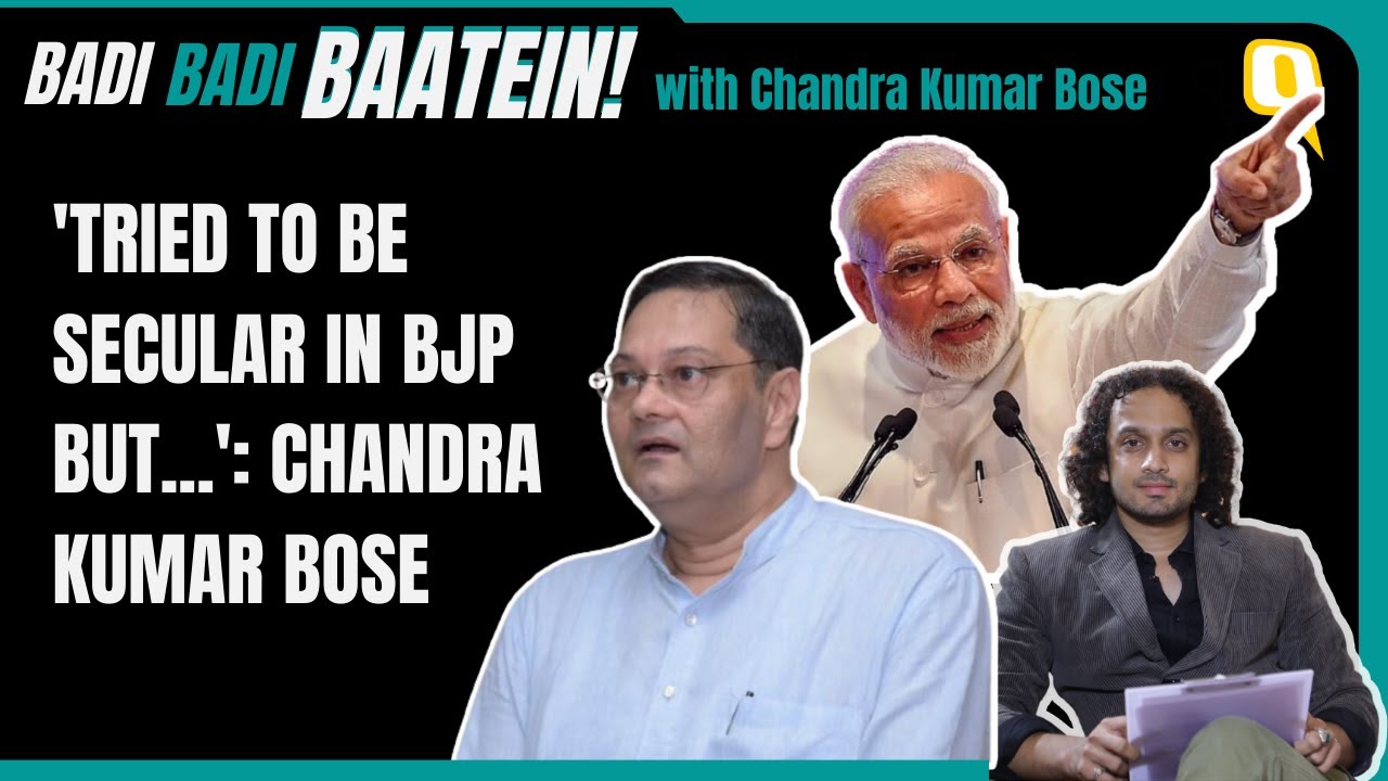 Chandra Kumar Bose Interview Pt 2 | 'Tried Secular Politics in BJP But...' | Badi Badi Baatein ...