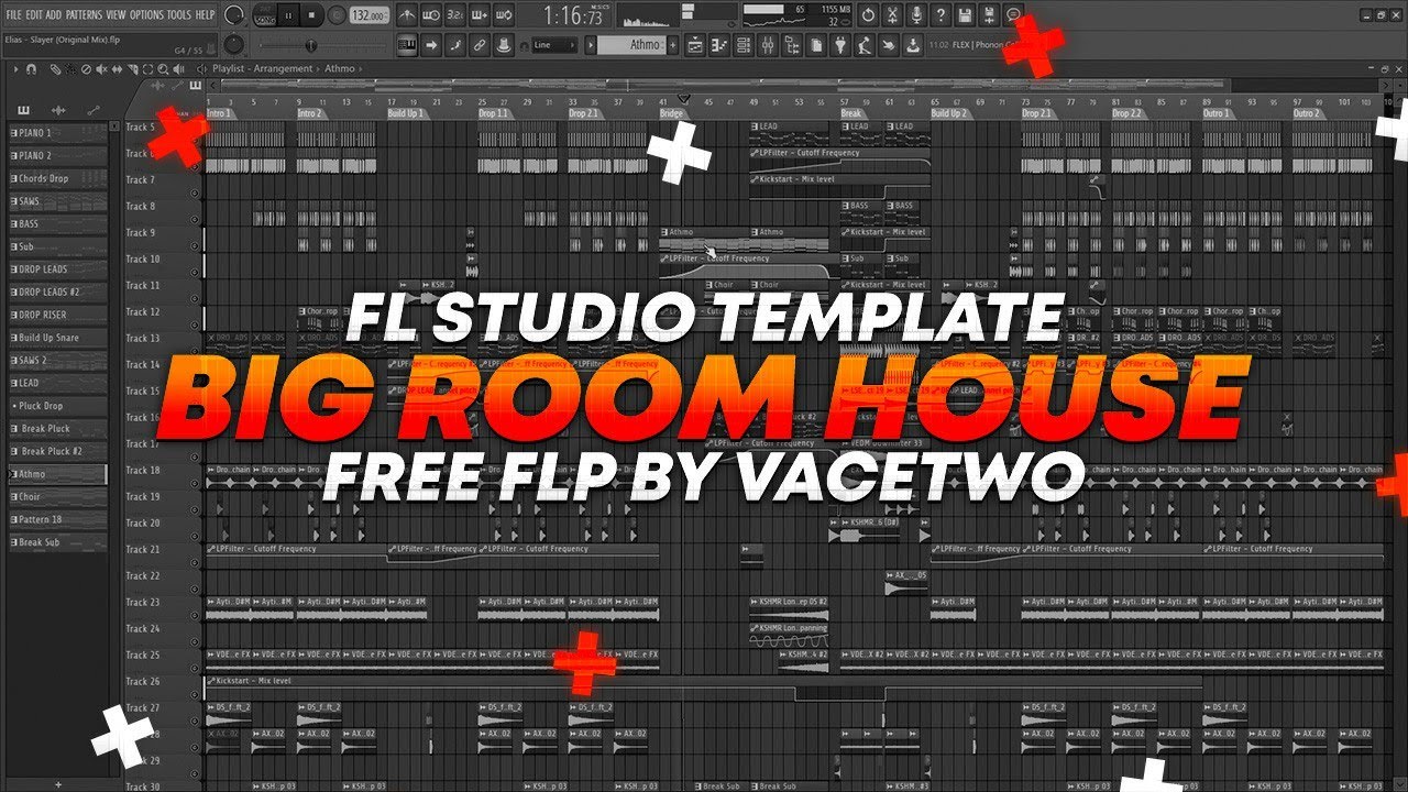 Big Room House / FL Studio Template by VaceTwo [FREE FLP] - YouTube