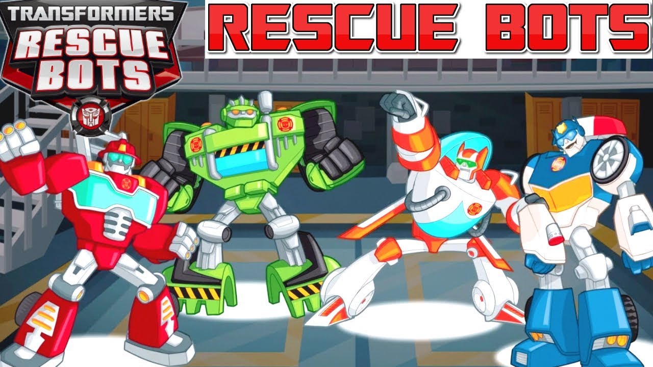 TRANSFORMERS RESCUE BOTS GAME HEATWAVE CHASE BLADES BOULDER SAVE ...