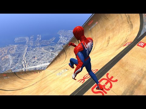 GTA 5 SPIDERMAN Ragdolls 4k Compilation #5 (GTA 5 Fails, Funny Moments/Ragdolls)