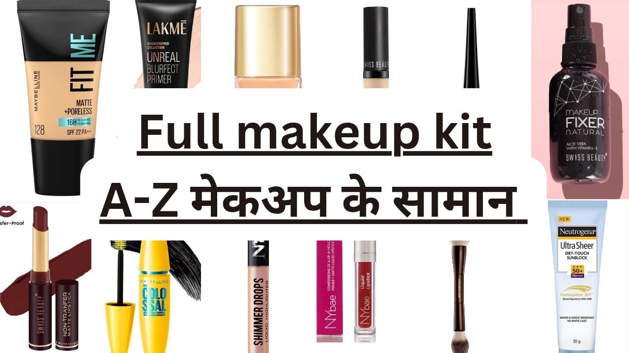 Full makeup kit | Beginner makeup kit | Affordable bridal makeup kit ...