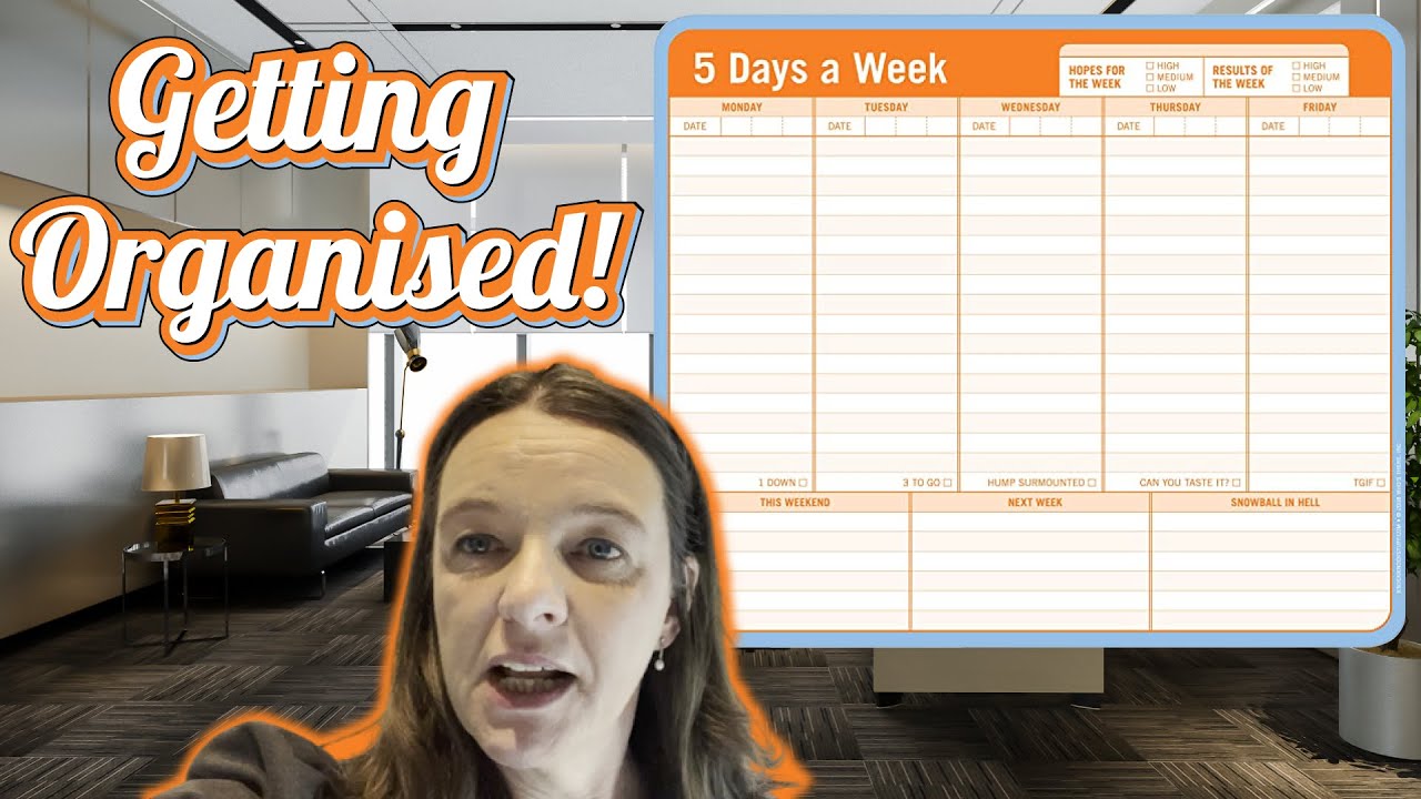 How to Get Organised on a Day to Day Basis - Get Organised Month - YouTube
