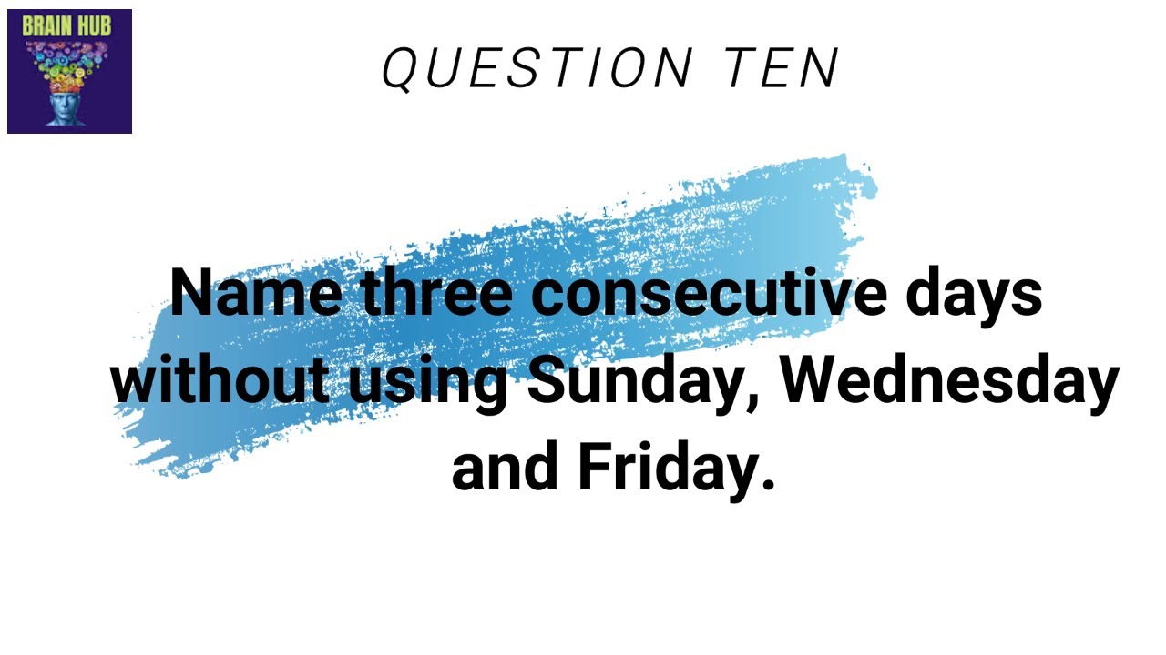Ten Seconds Riddle Challenge - Brain Cracking Riddles 2020 - YouTube