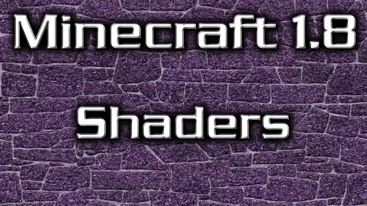 Minecraft 1.8 Shaders Mod Installation Tutorial - YouTube