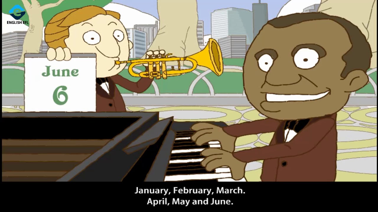 Months song - rhymes for kids - Months of the year - YouTube