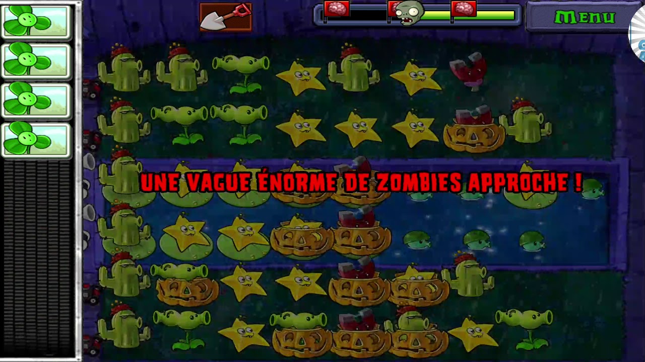 Plants vs Zombies [Level 4-10] ♧ (2220x1080p60) - YouTube