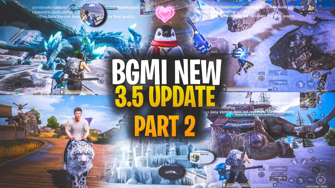BGMI 3.5 UPDATE NEW GAMEPLAY ⚡ NEW FEATURES,NEW GUNS,NEW MODE & NEW ...