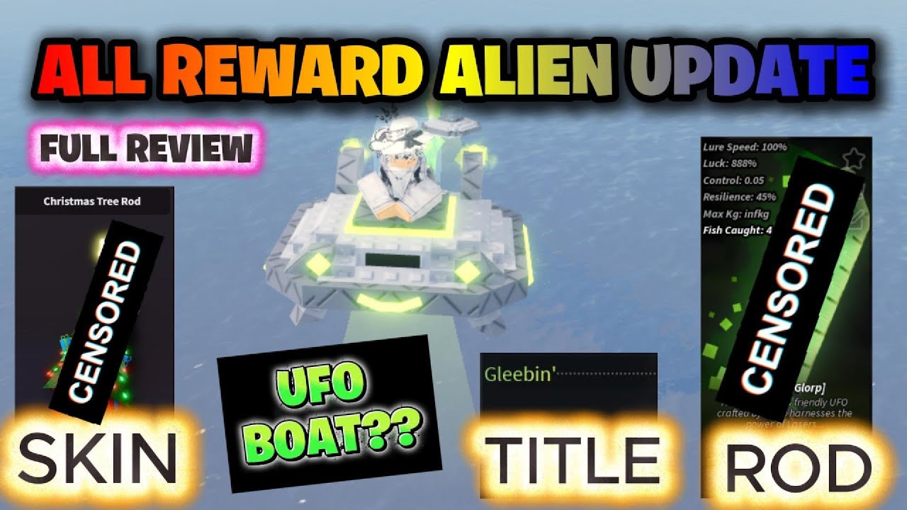 ALL Reward Alien Update In Fisch #roblox #fisch - YouTube