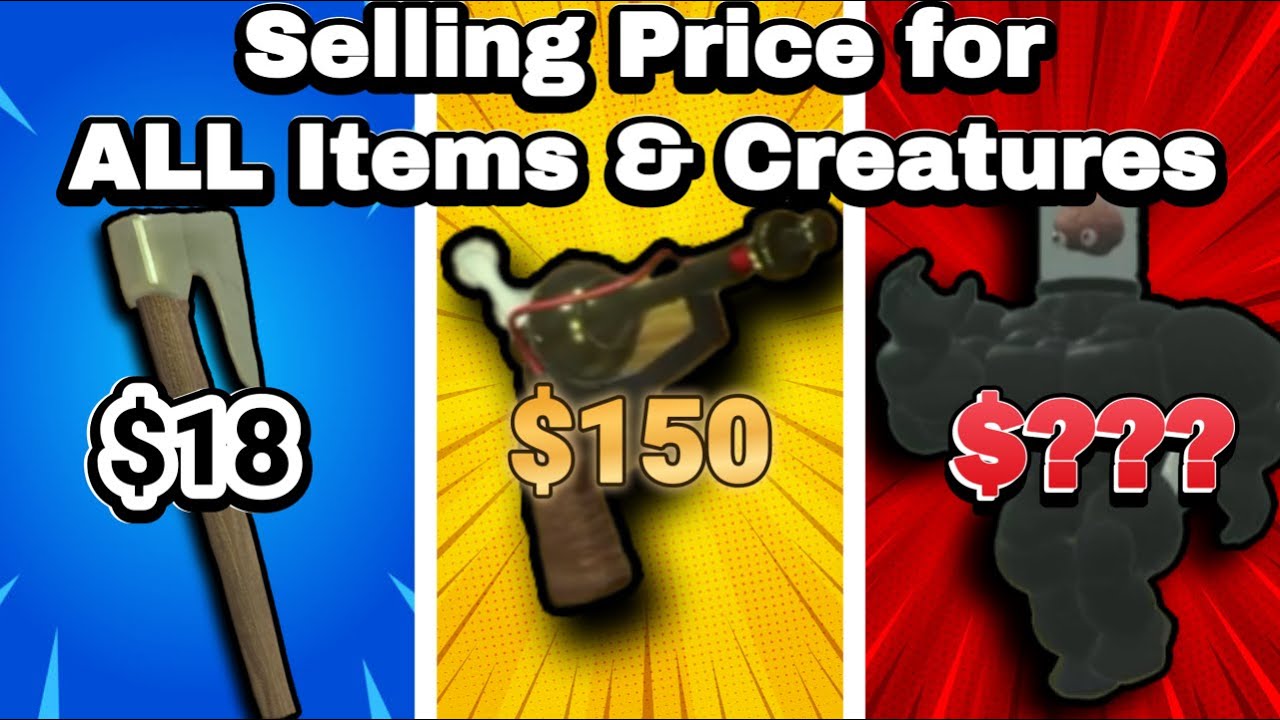 Dead Rails Selling Price for ALL Items and Creatures! (INCLUDING TESLA ...