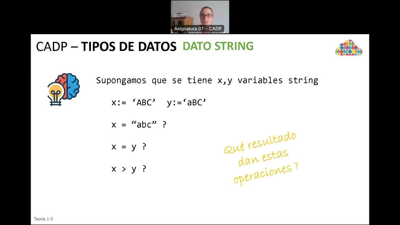 3 Tipo de datos Caracter y String Variables y Constantes - YouTube