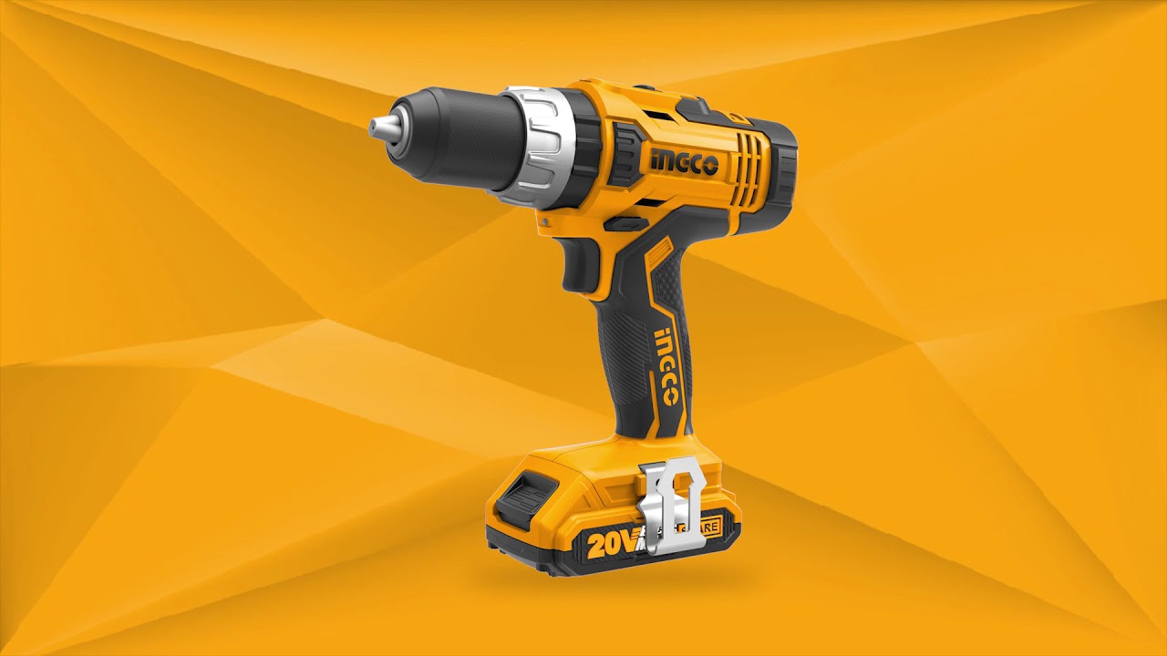 INGCO Lithium-ion Cordless Drill CDLI2003 - YouTube