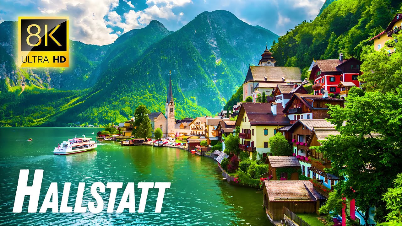 Mesmerizing Hallstatt Town in Austria | 8K HDR Ultra HD Video by 8K ...