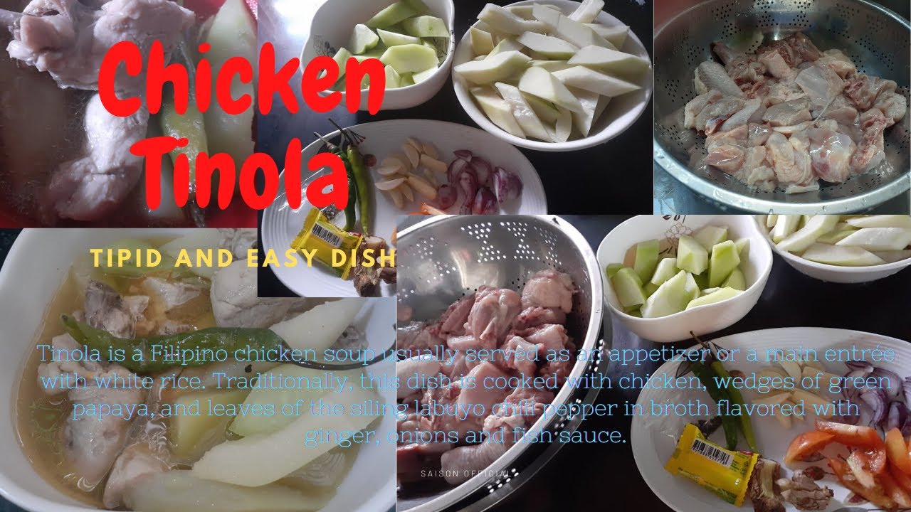 Tipid Tips Chicken Tinola | SaiSon OFFICIAL - YouTube