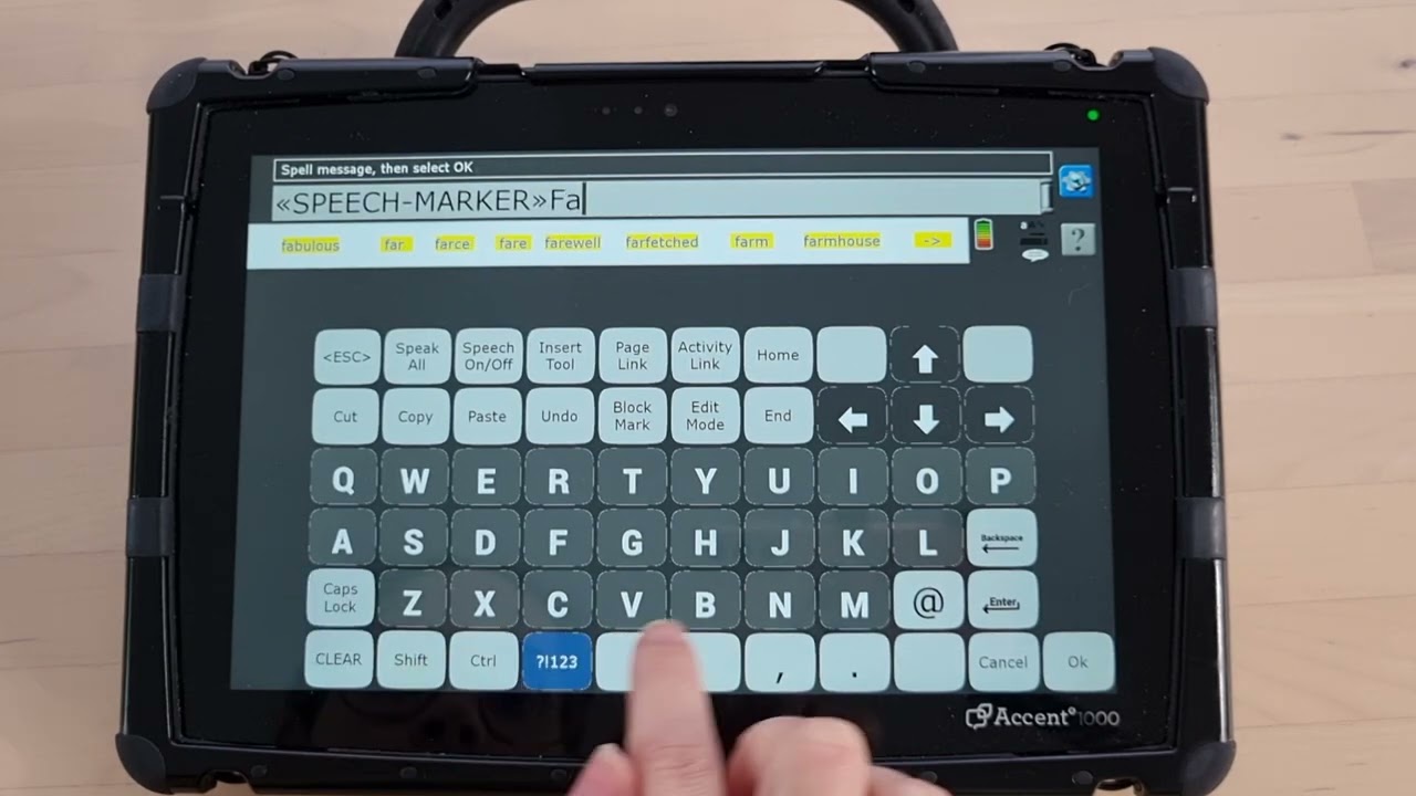 Accent Speech Generating Device