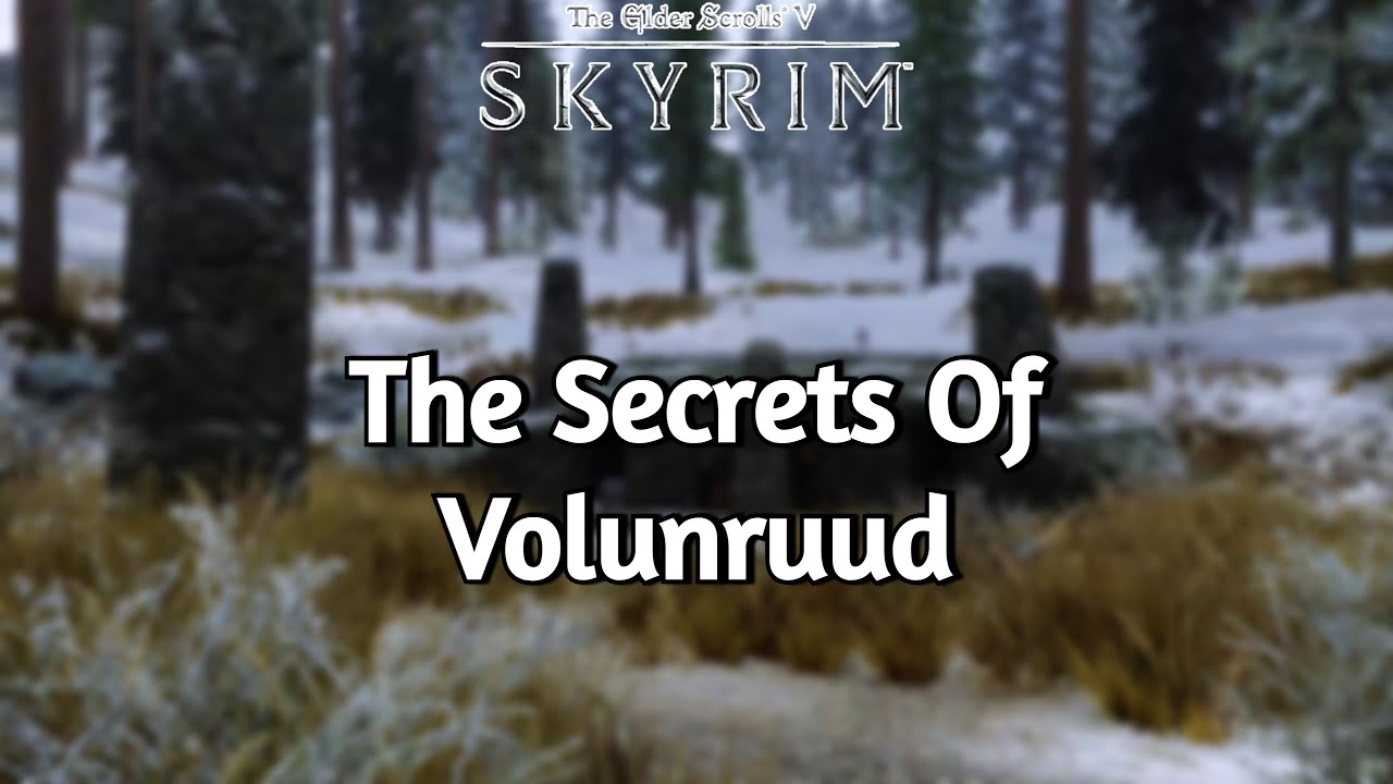 SSE Playthrough - 77 "The Secrets Of Volunruud" - YouTube