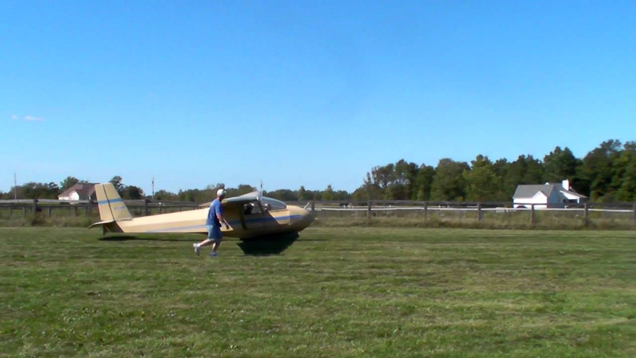 Glider Flying_Bumpy Take Off - YouTube