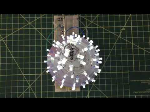 Arduino 72 LEDs ChristmasTree - Vista Superior - YouTube