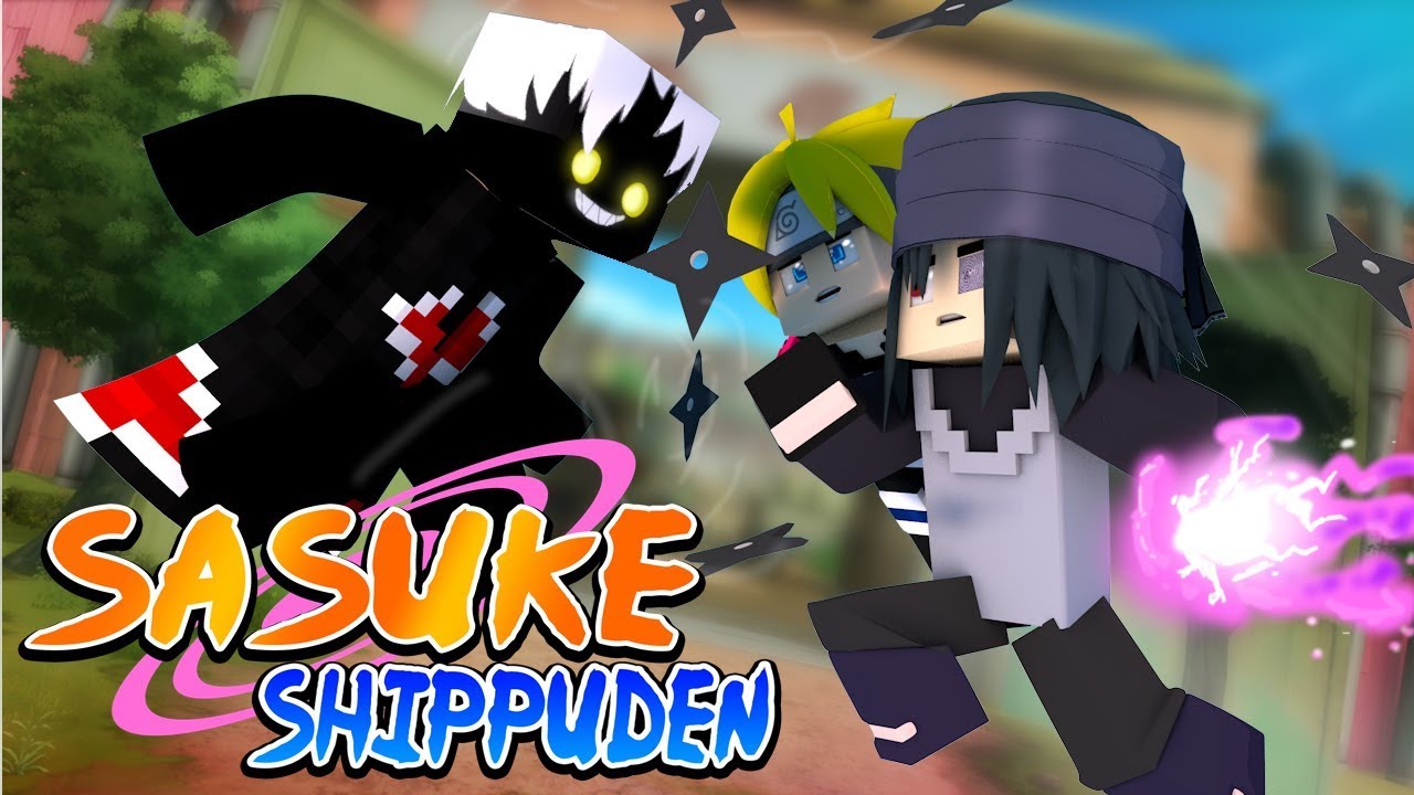 Minecraft - SASUKE SHIPPUDEN - AKATSUKI SECRETA DO ZETSU NEGRO VS ...