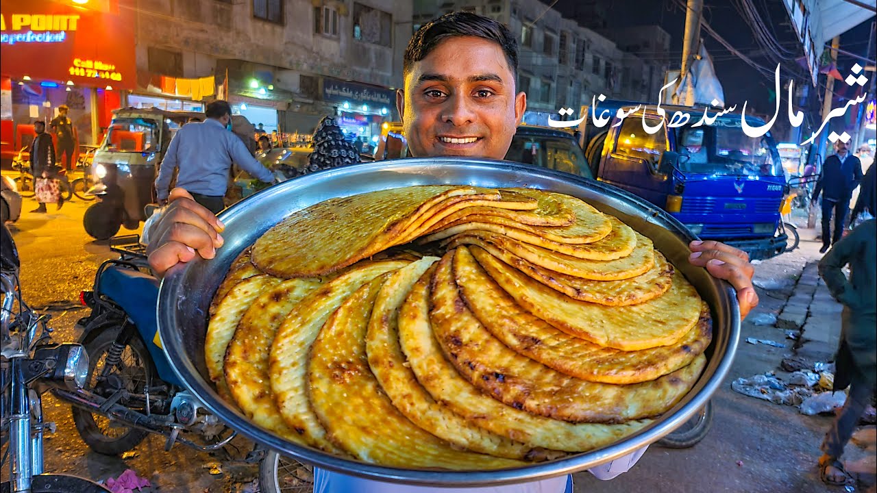 Sheermal Recipe Karachi Restaurant Style Sheermal Complete Process by ...