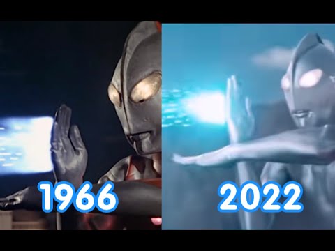 Evolution of Spacium Beam | スペシウム光線,の進化 - YouTube