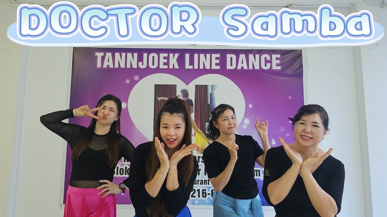 DOCTOR Samba Line Dance - Easy Intermediate Level - YouTube