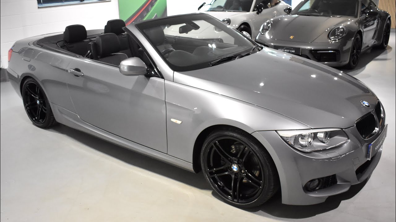 Review of 2013 BMW 3 Series 2.0 320d M Sport Auto Convertible 2dr - YouTube