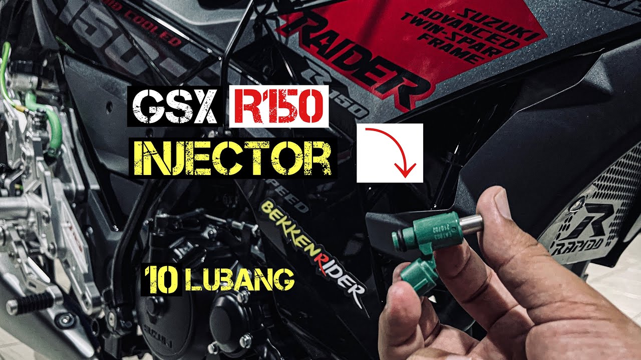 GSX-R150 Injector sudah mendarat! - YouTube