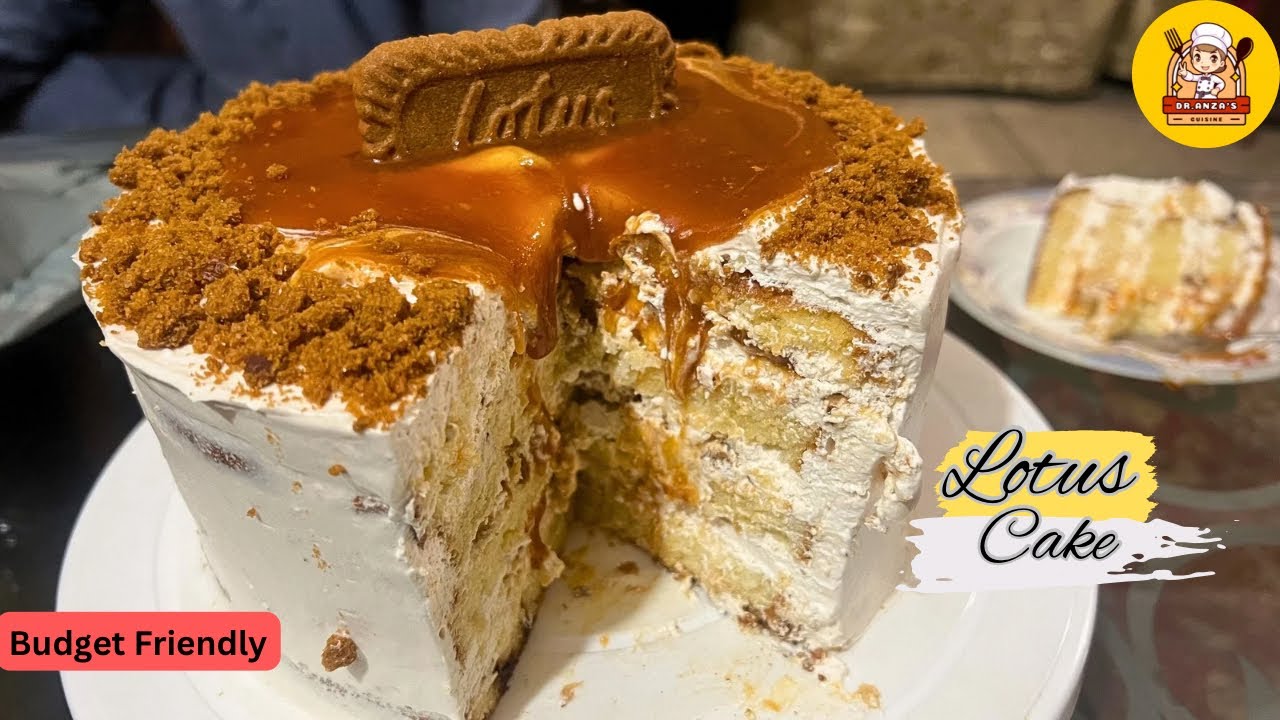 Lotus Cake Recipe | Easy and Quick Dessert | Baking Tips and Oven ...