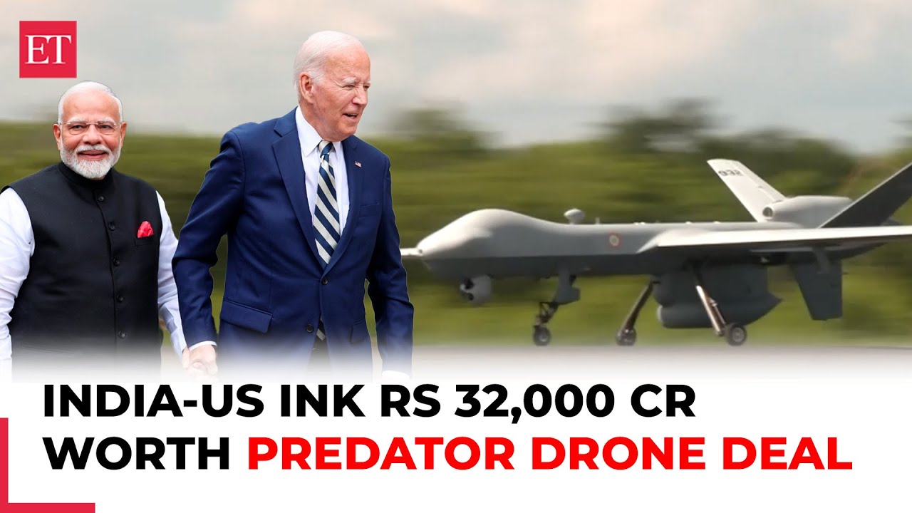 India's BIGGEST Drone Deal EVER with the US? Rs 32,000 crore for 31 ...