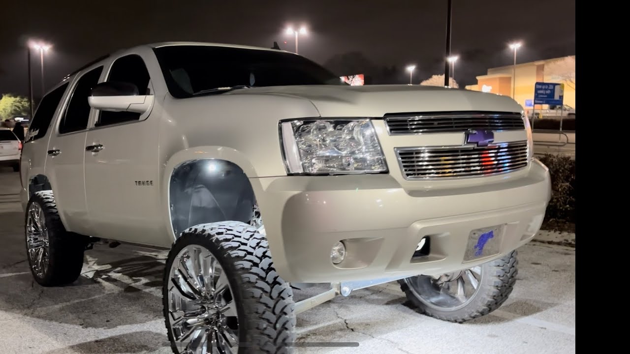 2014 Tahoe truck review😦😍// Tahoe pulls up with a cam and crazy stunt ...