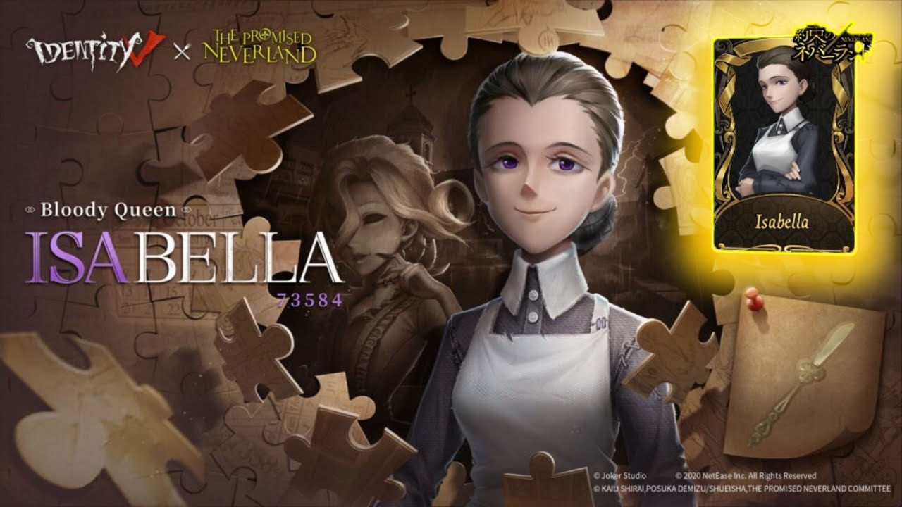 Isabella: The Promised Neverland Series l Identity V Bloody Queen ...