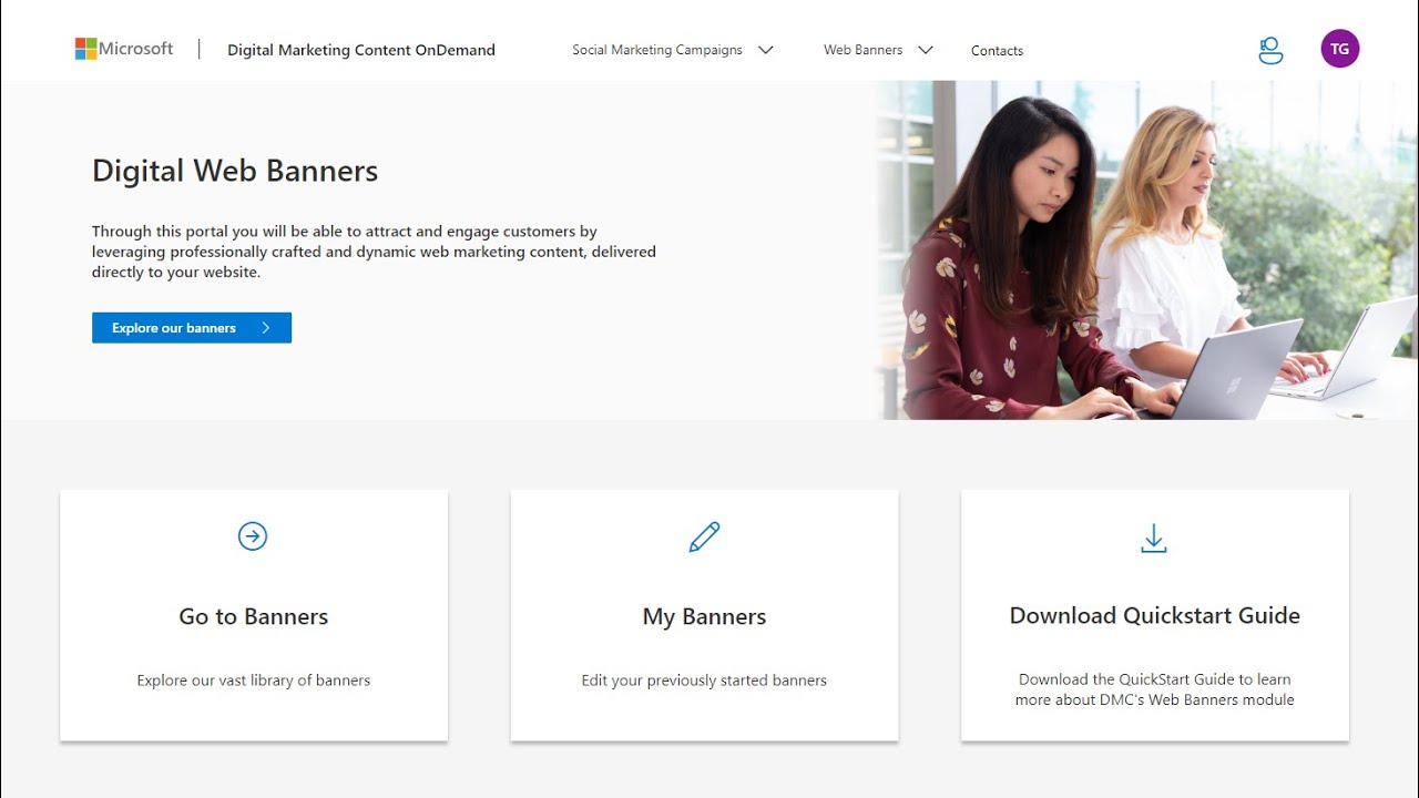 DMC Web Banners Demo - YouTube