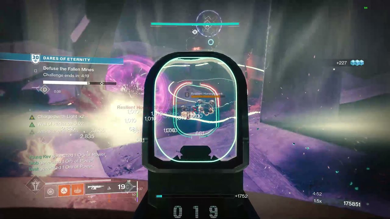 Destiny 2 - Mines Defused Fateful Spin Triumph - Dares of Eternity ...